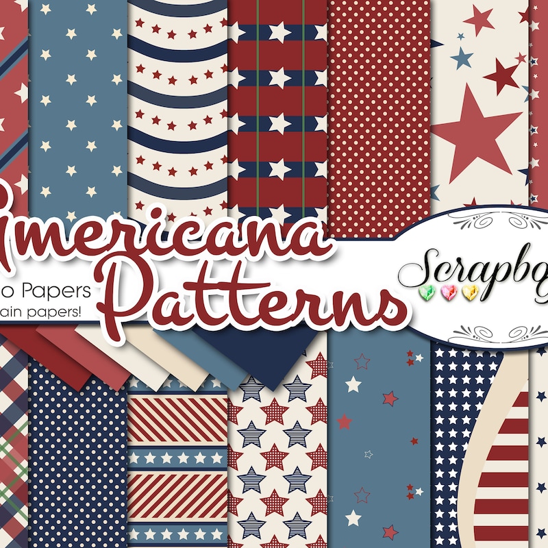 Patriotic Scrapbook - Etsy