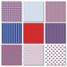 Patriotic Red & Blue Digital Papers, 18 Pieces, 12" X 12", High Quality ...