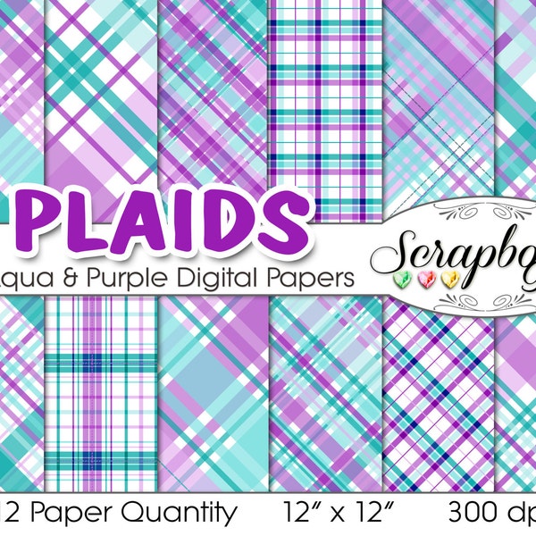 Purple and Aqua - Etsy