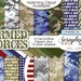 ARMED FORCES Digital Papers 24 Pieces 12 X 12 | Etsy
