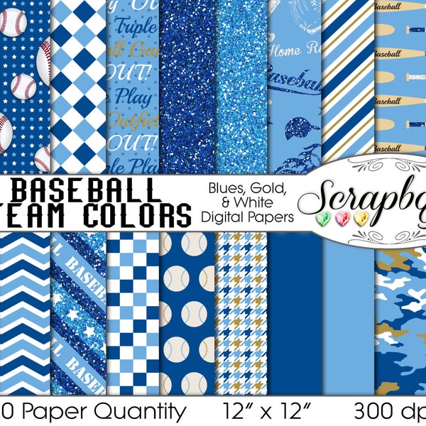Royal Blue White - Etsy