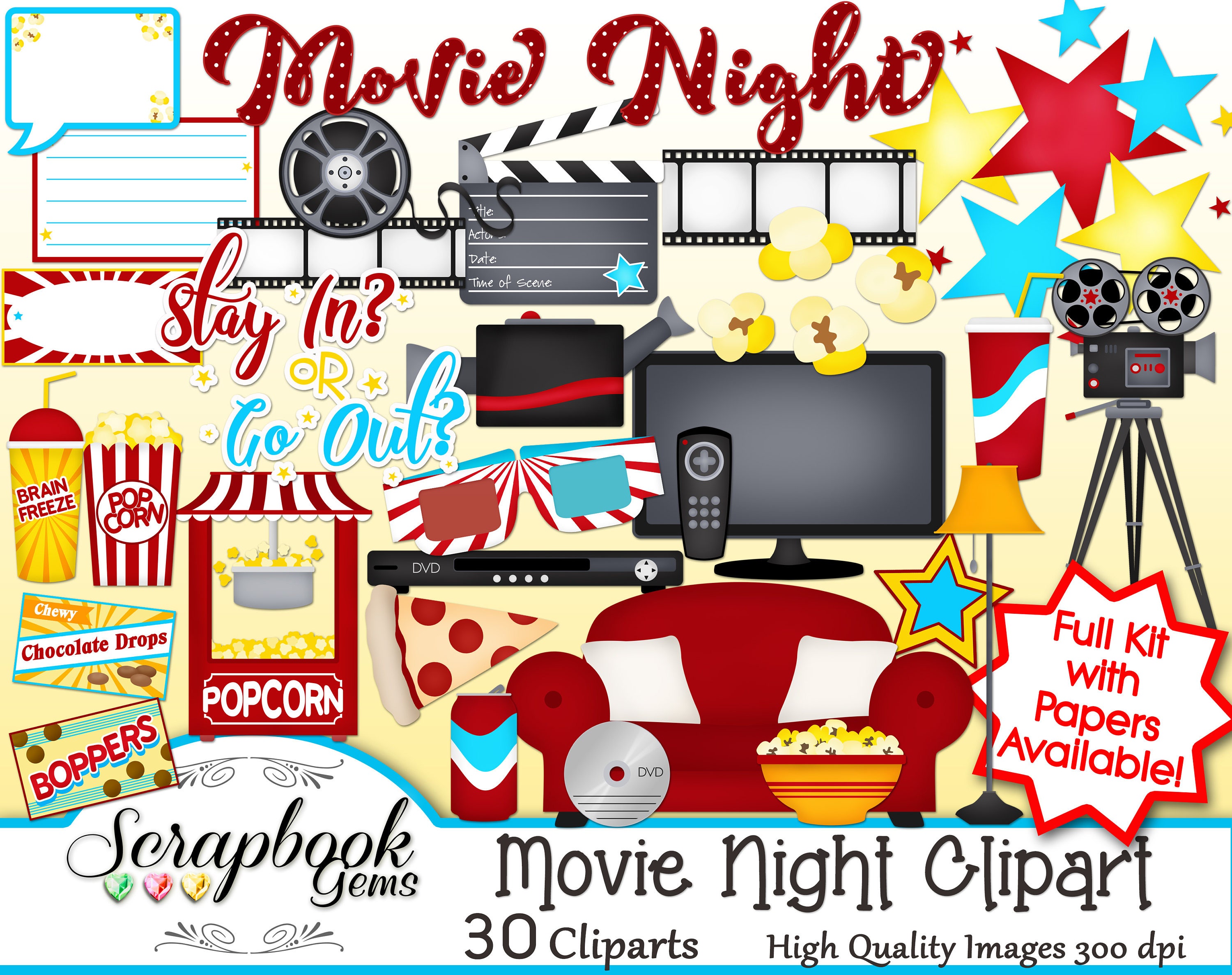Movie Candy Clipart
