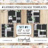 TWENTY (20) 12" X 12" Digital Photo Collages / Storyboard Templates ...