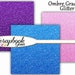 100 GLITTER OMBRE Gradient Digital Paper, 100 Pieces, 12" X 12", 300 ...