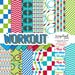 WORKOUT Clipart and Papers Kit, 31 Png Clip Arts, 22 Jpeg Papers ...