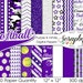 Baseball Digital Papers Orange & Navy, 20 Pieces, 12 X 12, High Quality ...