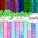 ALLIGATOR BRIGHT Digital Papers, 24 Pieces, Including Gradient Ombre ...