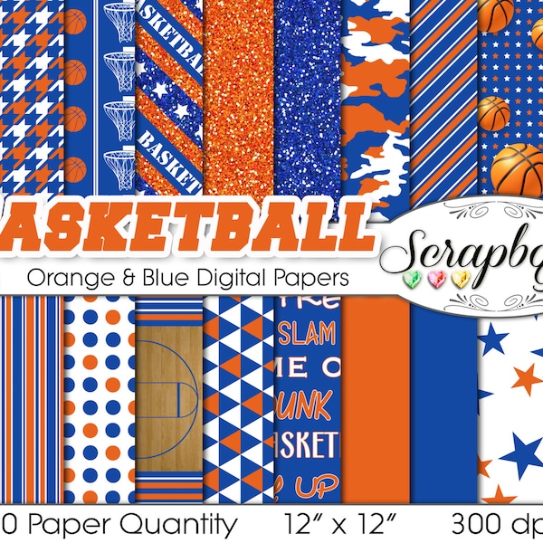 Blue and Orange - Etsy