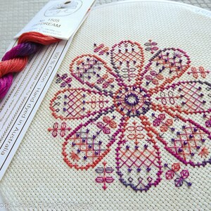 Variegated Blossom Cross Stitch Pattern PDF | Chart for Colour ...