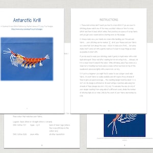 Antarctic Krill Cross Stitch Pattern PDF - Etsy