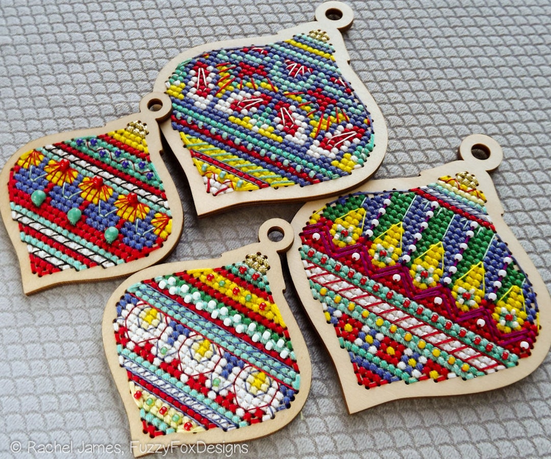 Tear Drop Baubles Cross Stitch Pattern PDF | Pattern for Toms New Old ...