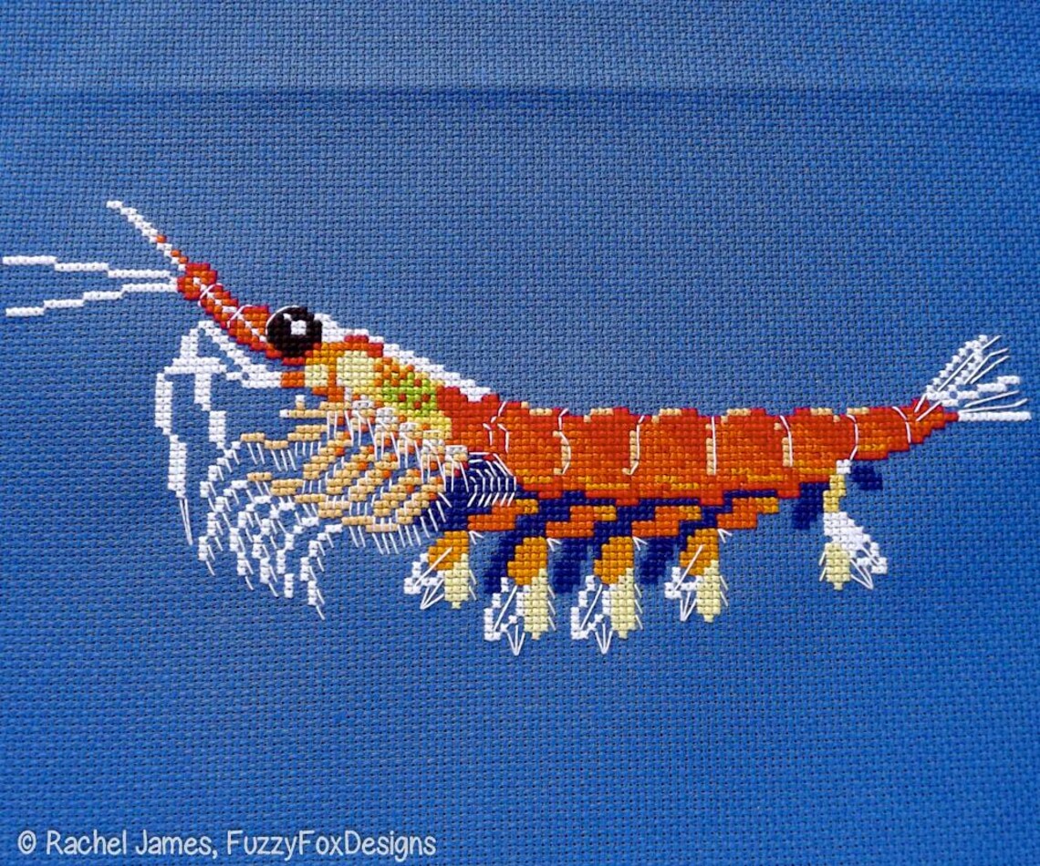 Antarctic Krill Cross Stitch Pattern PDF - Etsy