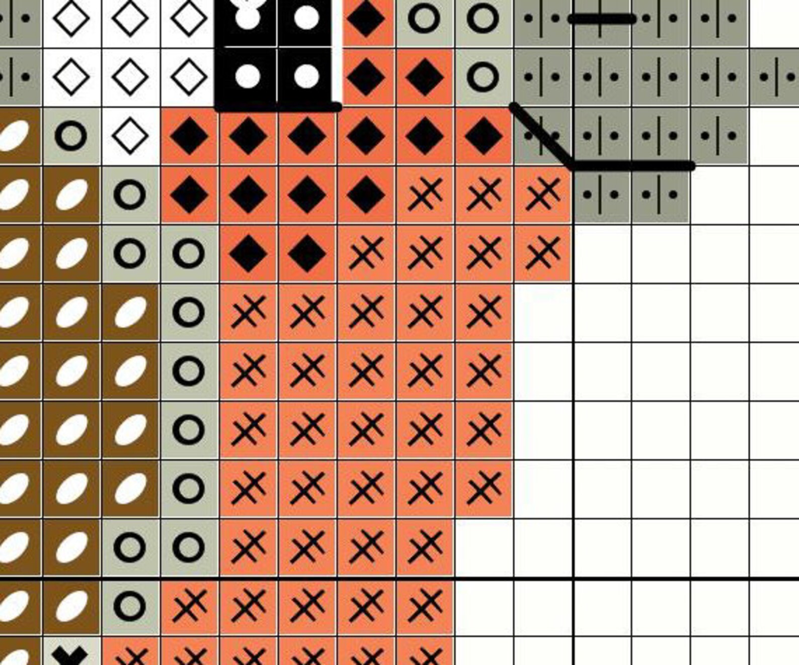 Red Robin Cross Stitch Pattern PDF Cute Bird Counted Cross | Etsy Canada