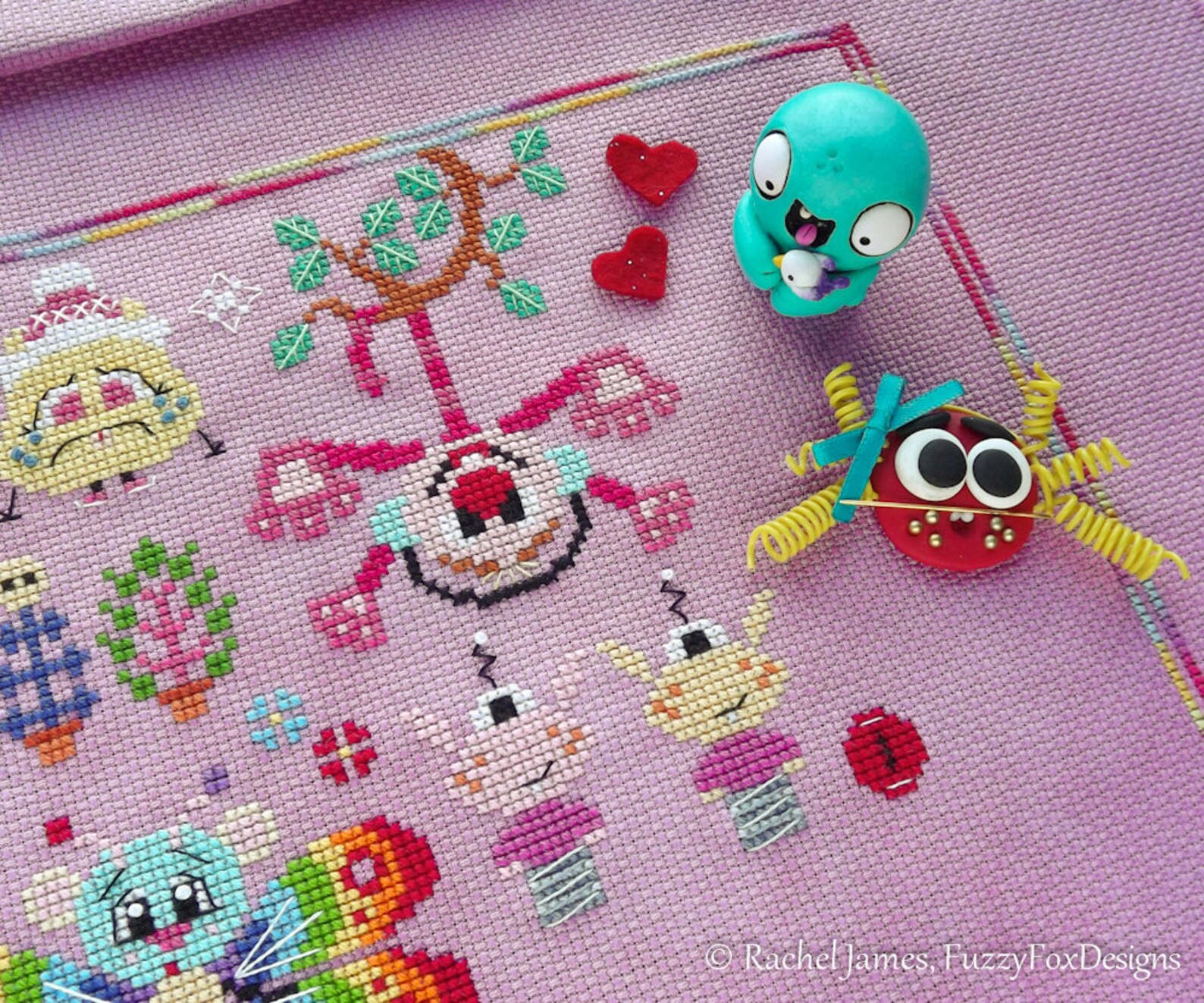 Magic Mini Monsters Full Stitch-a-long Pattern 2019 SAL - Etsy