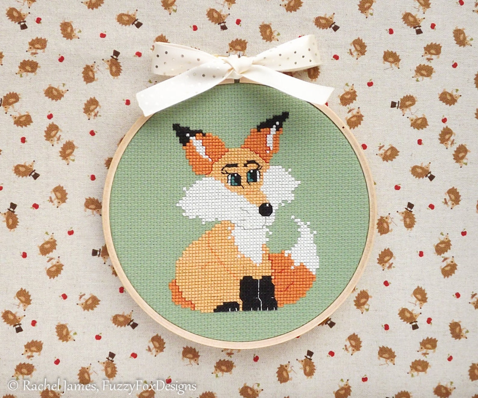 Lily the Fox Cross Stitch Pattern PDF - Etsy