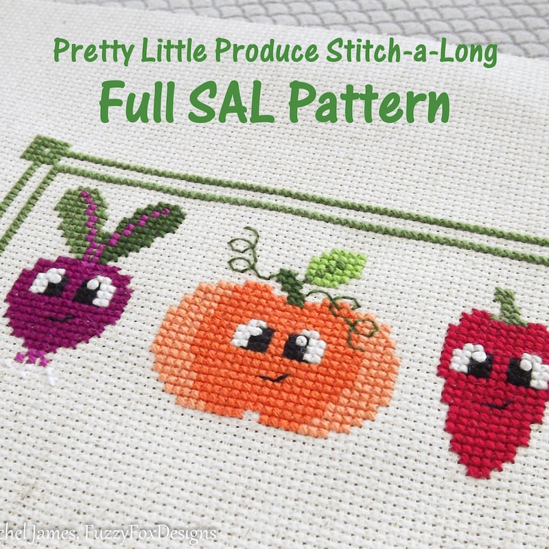 Vegetable Cross Stitch Pattern - Etsy