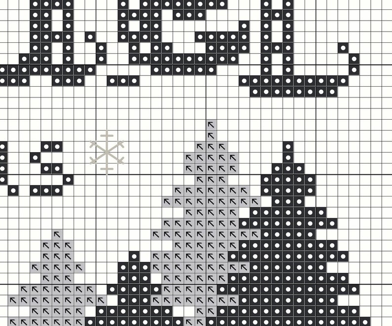 Immanuel Cross Stitch Pattern PDF | Christian Christmas Cross Stitch ...