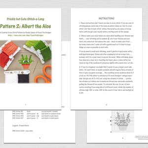 Albert the Aloe Cross Stitch Pattern PDF | Prickly but Cute Stitch-a ...