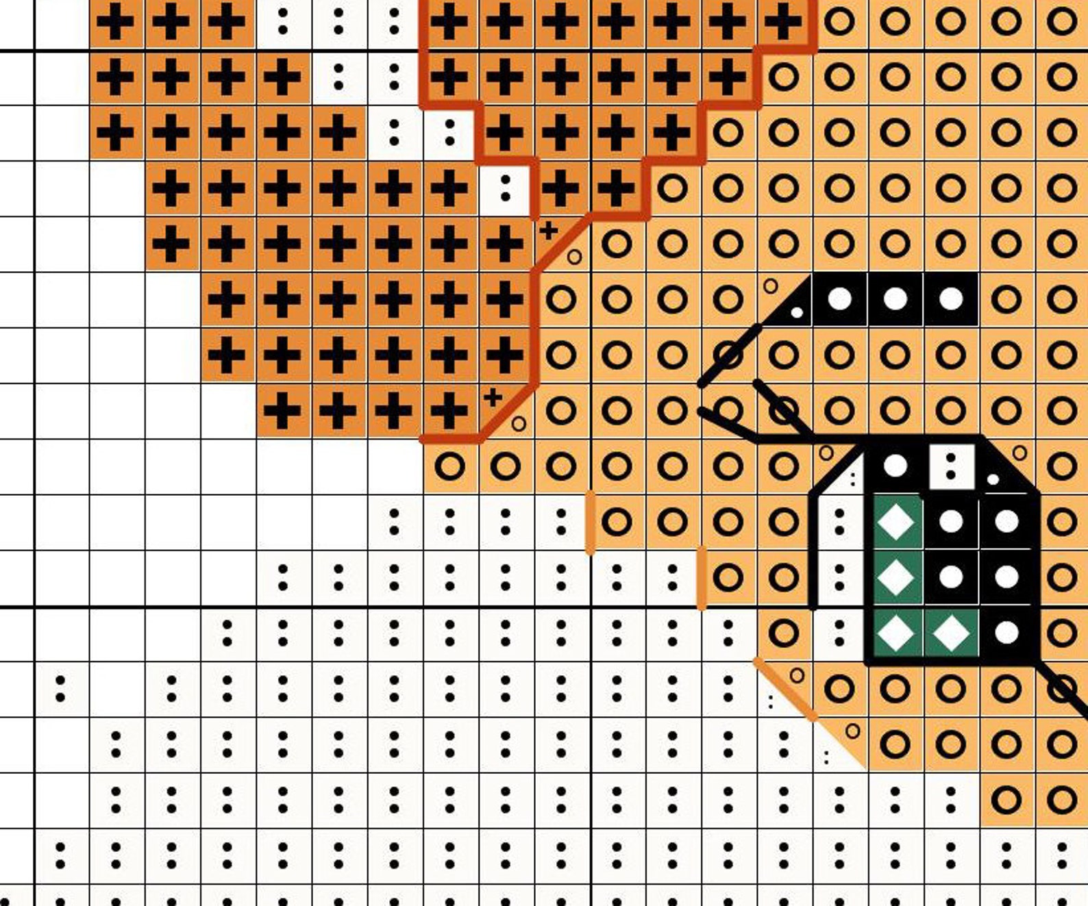 Lily the Fox Cross Stitch Pattern PDF - Etsy