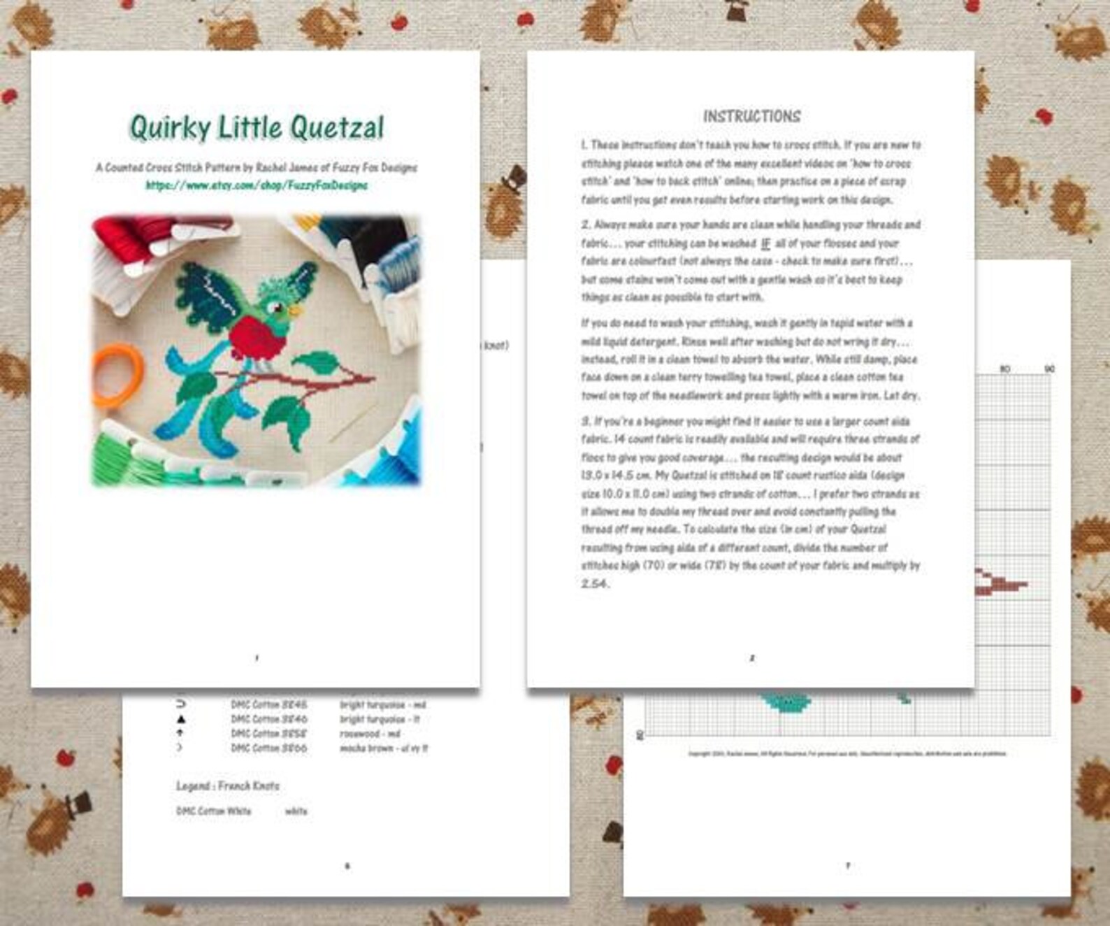 Resplendent Quetzal Cross Stitch Pattern PDF Cute Bird | Etsy