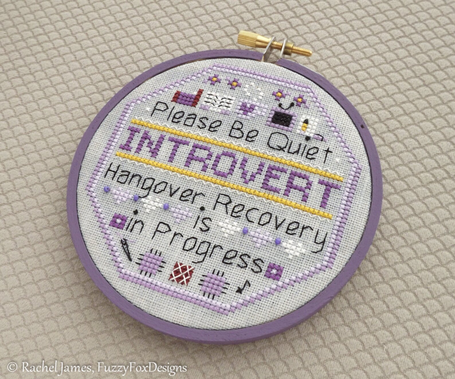 Introvert Hangover Cross Stitch Pattern PDF Introvert Cross - Etsy ...