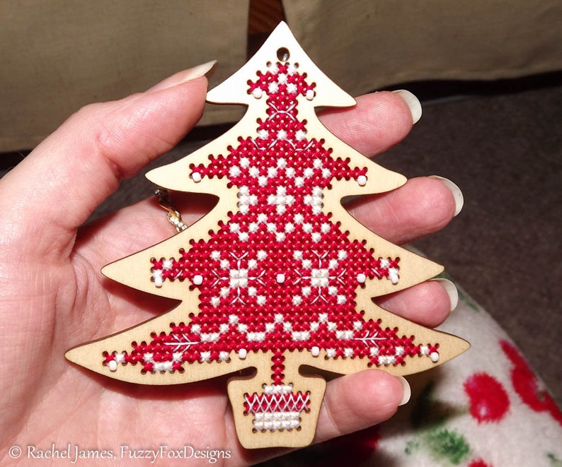 Scandinavian Design for Christmas Tree Blanks Cross Stitch | Etsy