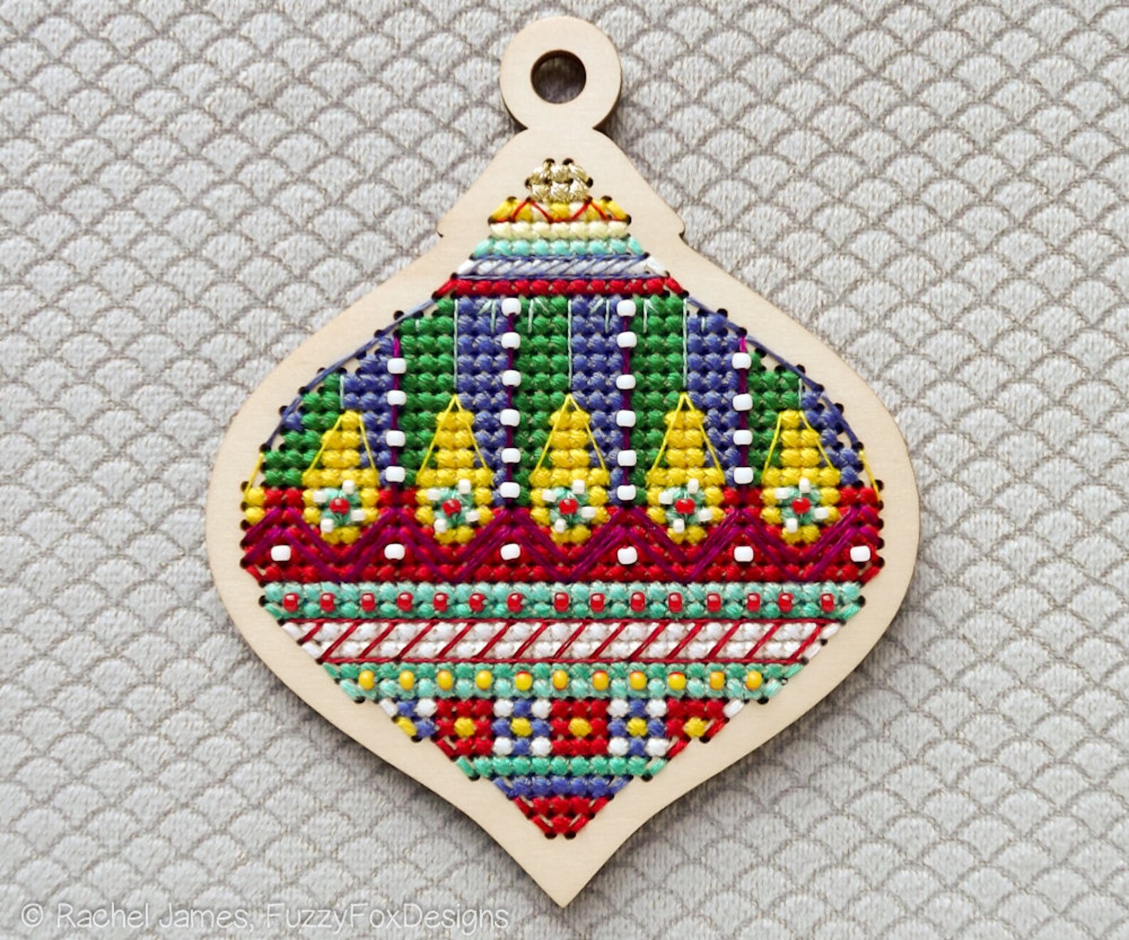 Tear Drop Baubles Cross Stitch Pattern PDF | Pattern for Toms New Old ...