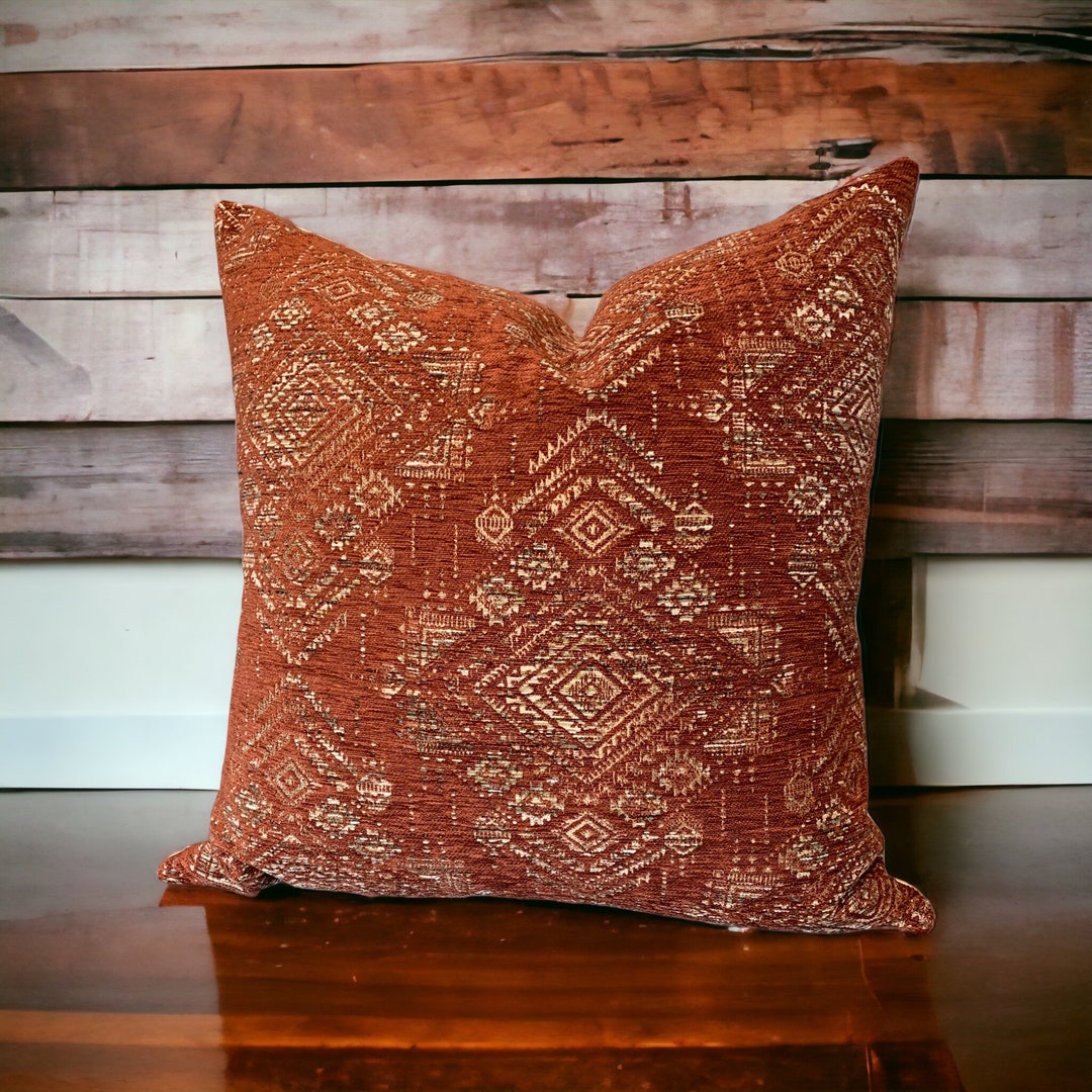 22x22 Pillow Cover, Chenille Pillow Cover, Invisible Zipper Pillow ...