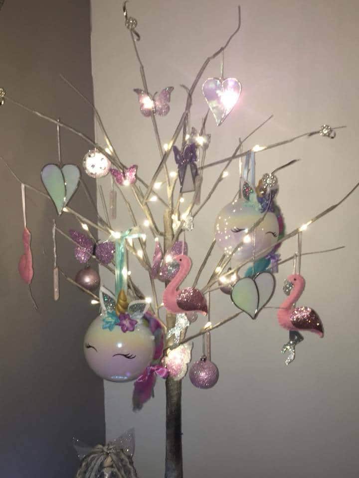 Glitter Flamingo Hanging Decorations Felt Flamingos Flamingo | Etsy UK