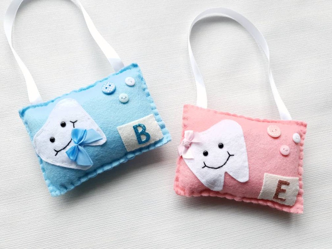 Tooth Fairy Pillow, Personalised Tooth Pocket, Pouch, Envelope With ...