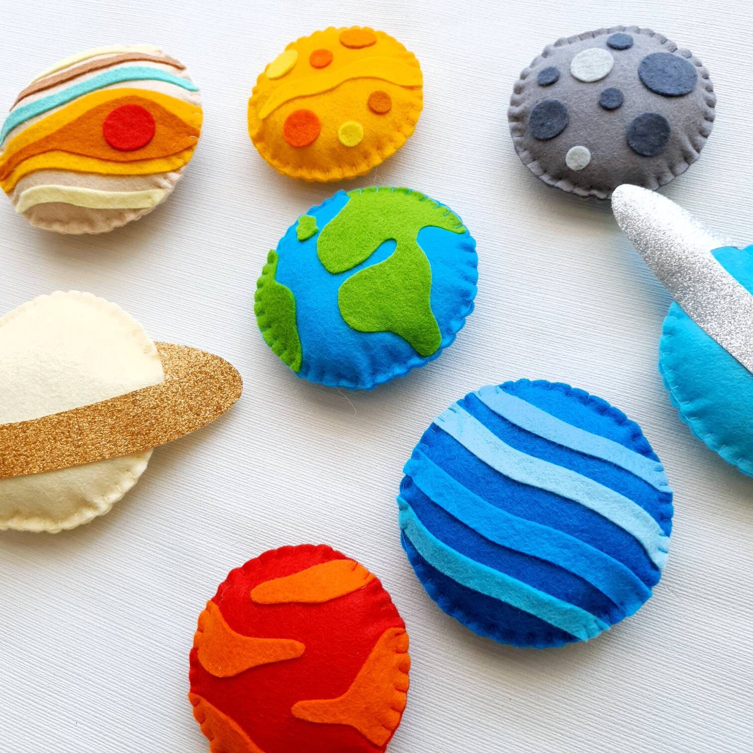 Solar System Garland. Felt Planets Bunting. Space Theme - Etsy UK