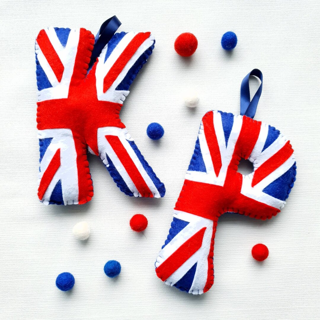Union Jack Initials. Jubilee Decoration - Etsy