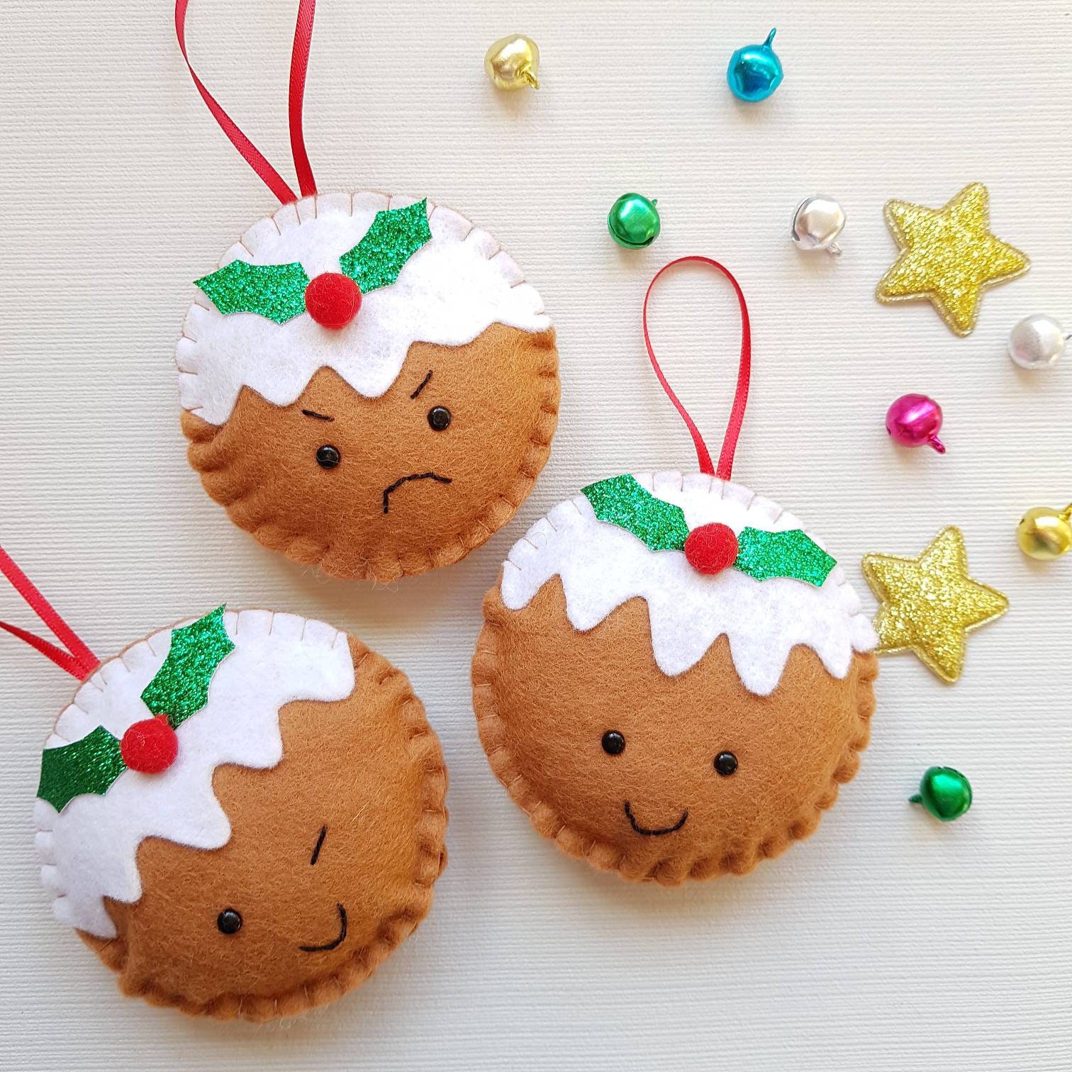 Christmas Pudding Tree Decoration | Etsy
