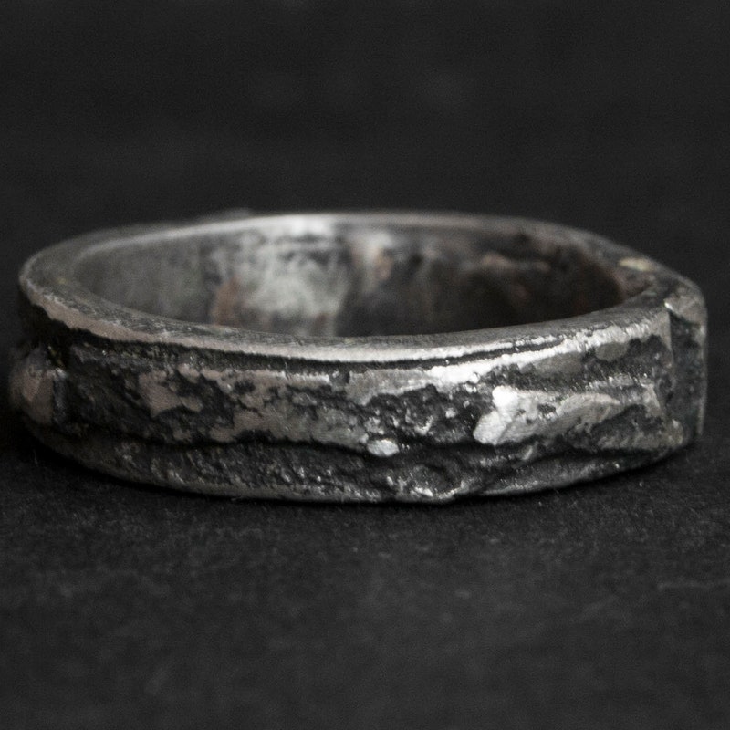 Rustic Mens Ring - Etsy