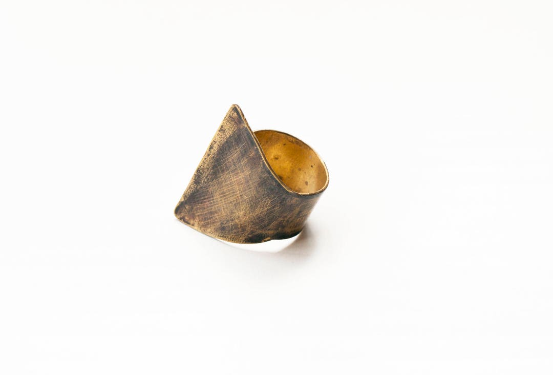 Band Metal Ring Adjustable Ring Women Band Ring Art Jewelry Gift ...