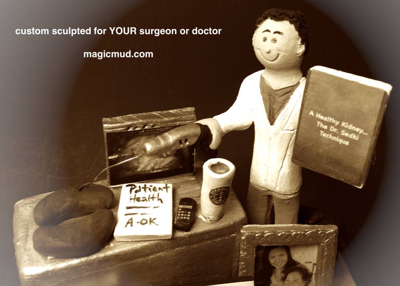 Urologist Figurine, Custom Made Gift for a Doctor - Personalized ...