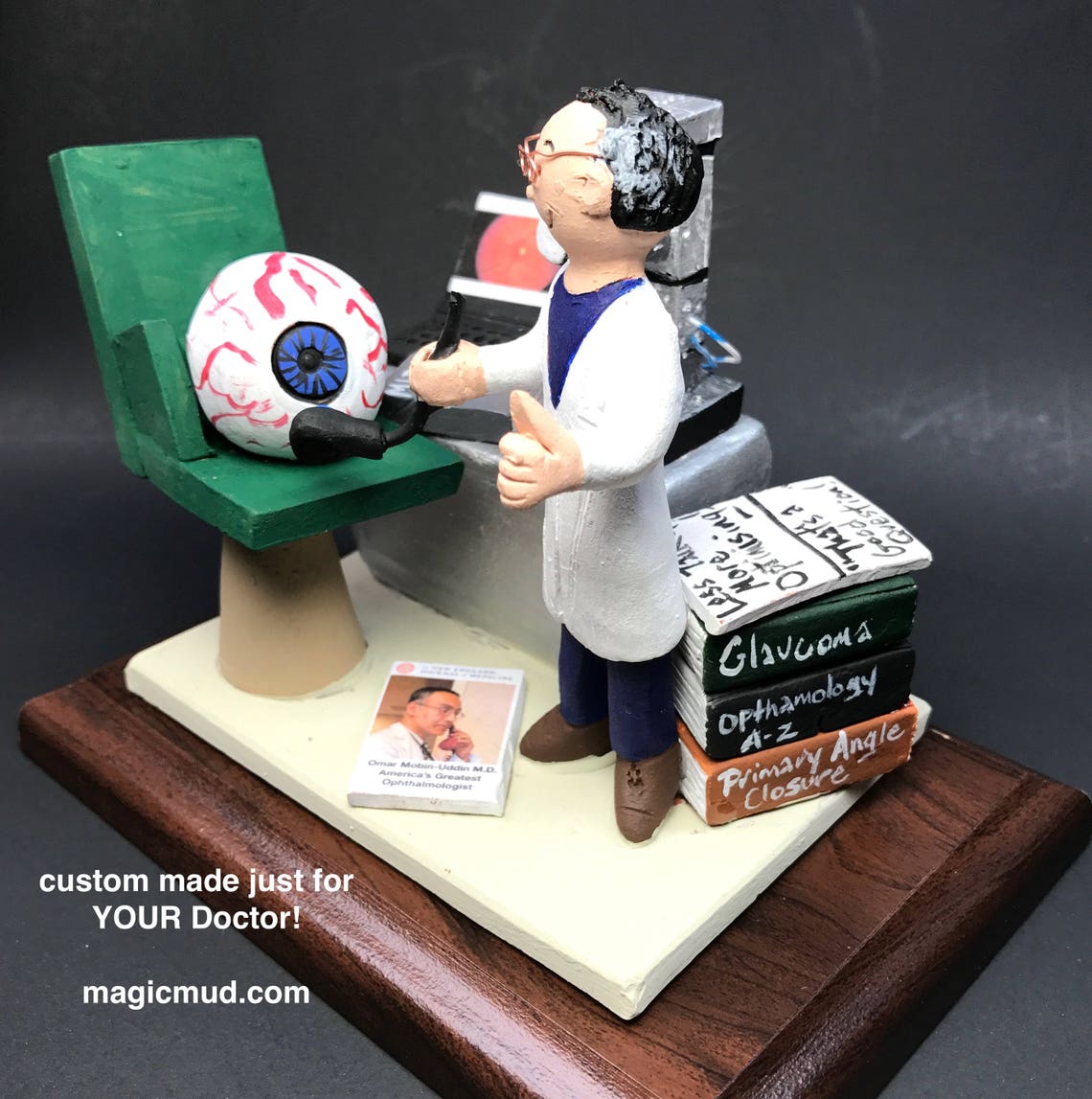 Ophthalmic Surgeon Figurine, Eye Doctor's Gift, Eye Doctor Graduation ...