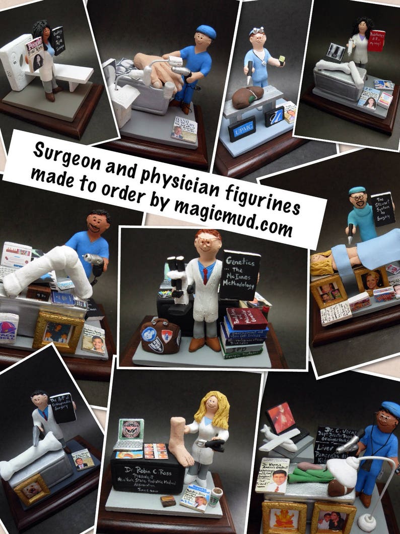Customized Heart Doctor's Gift, Personalized Cardiologist's Figurine ...