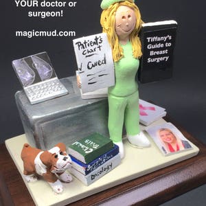 Female Surgeon Figurine, Customized Lady Doctor Graduation Gift ...