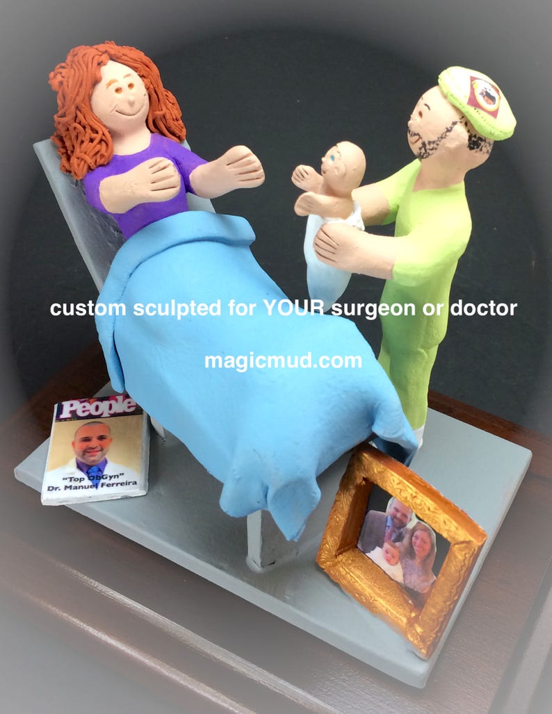 OB-GYN Doctor's Custom Made Figurine Personalized | Etsy