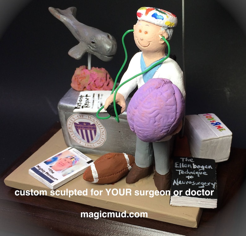 Personalized Neurologist's Gift, Custom Made Doctor's Figurine ...