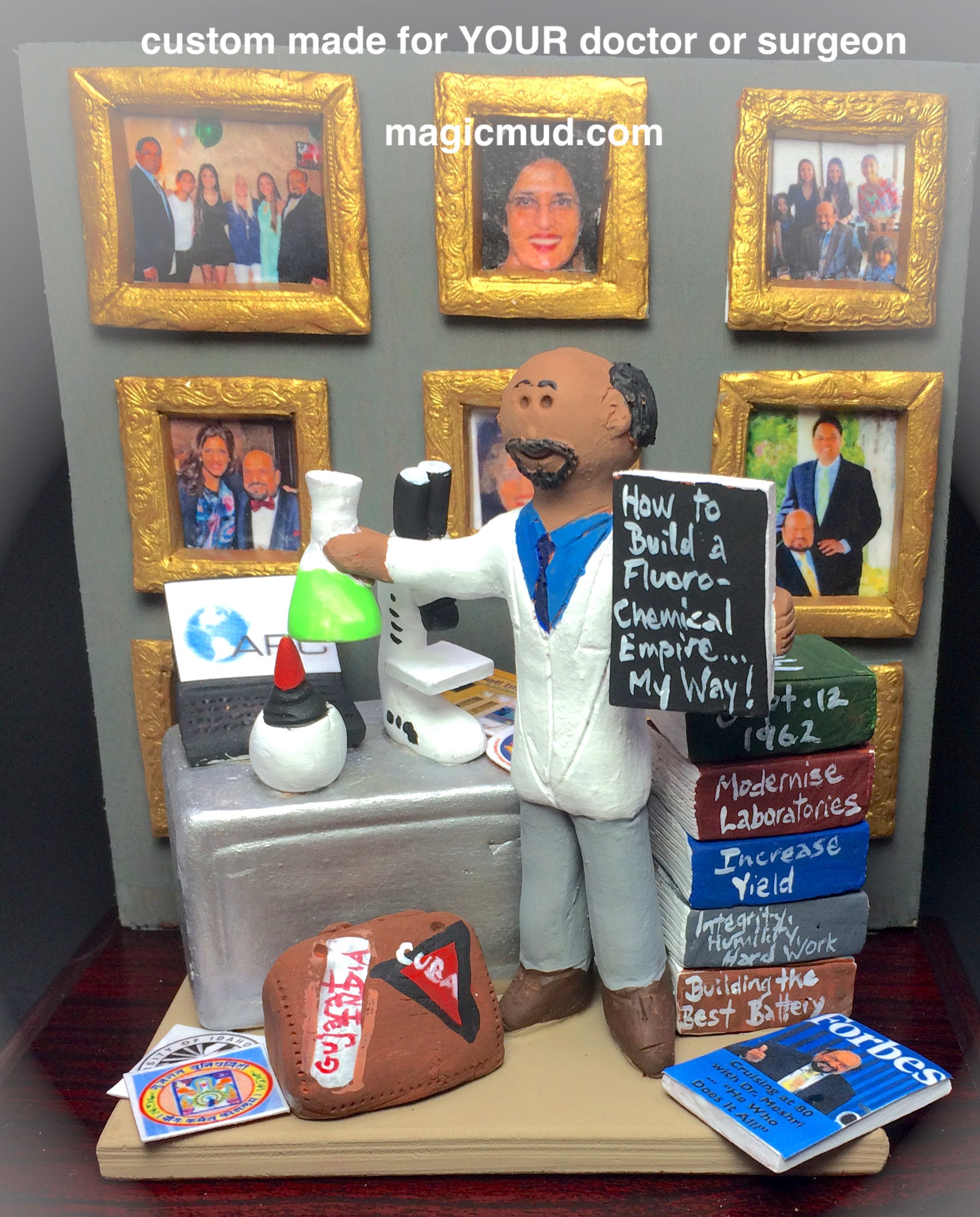 OB-GYN Doctor's Custom Made Figurine, Personalized Obstetrician's Gift ...
