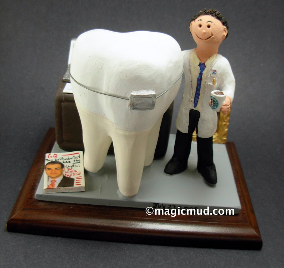 Orthodontist's Gift Custom Made Figurine Custom Made Dentist Gift ...