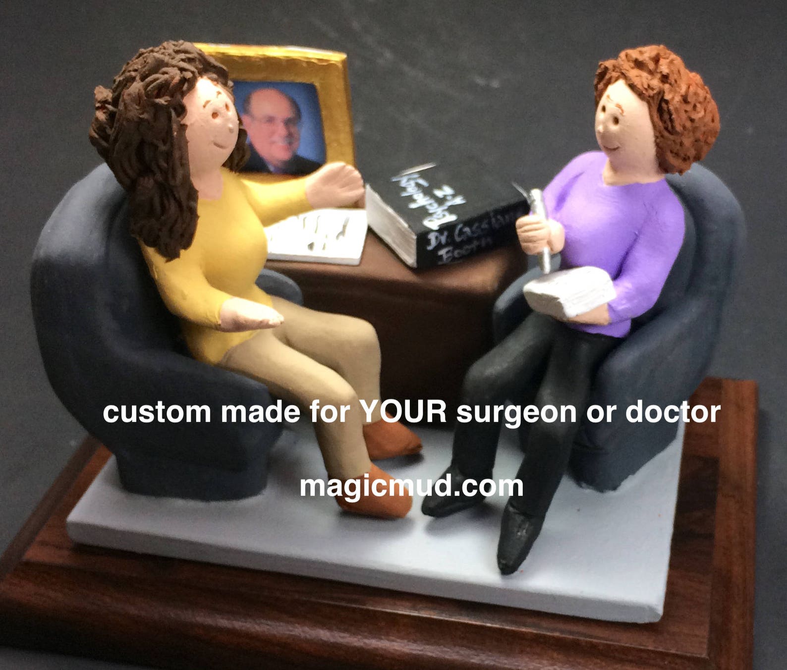 Psychologist's Figurine, Custom Made Gift for a Therapist / Counsellor ...