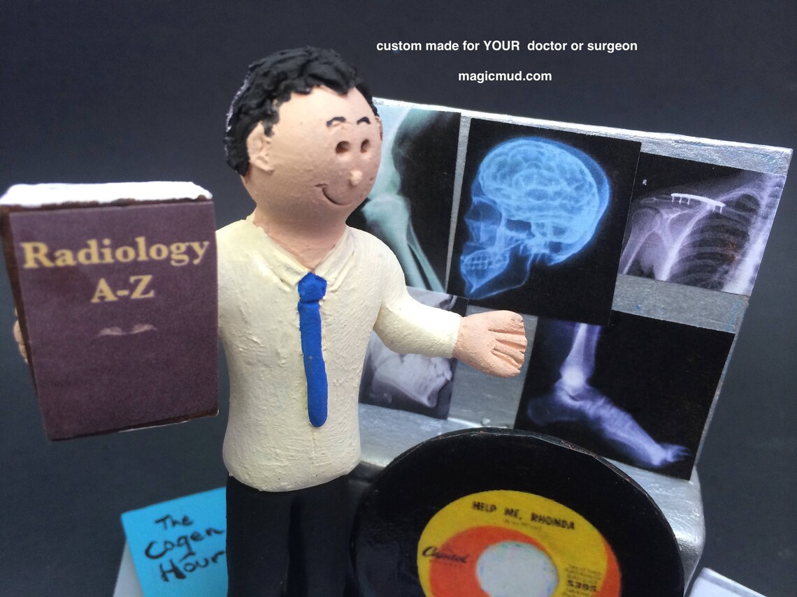 Doctor of Radiology Figurine, Custom Radiologist Physician's Gift ...