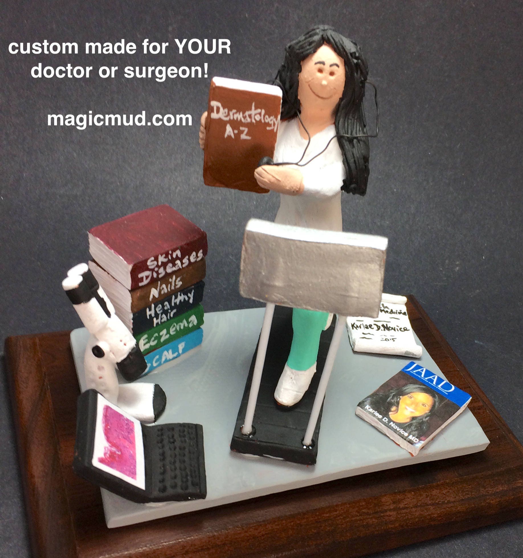 Female Surgeon Figurine, Customized Lady Doctor Graduation Gift ...