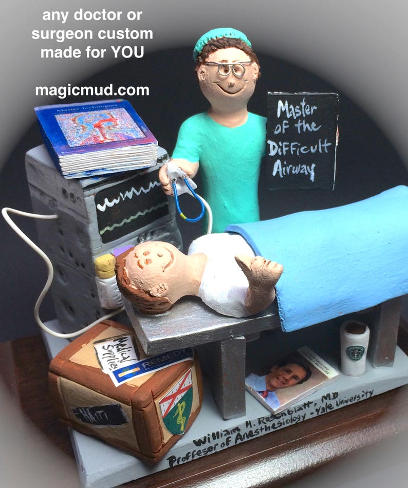 Anaesthetist's Gift Figurine Anesthesiologist Graduation - Etsy Canada