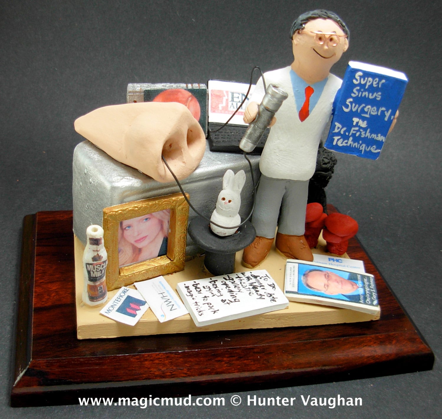 ENT Surgeon Figurine, Ear Nose Throat Doctors Gift, Personalized ...