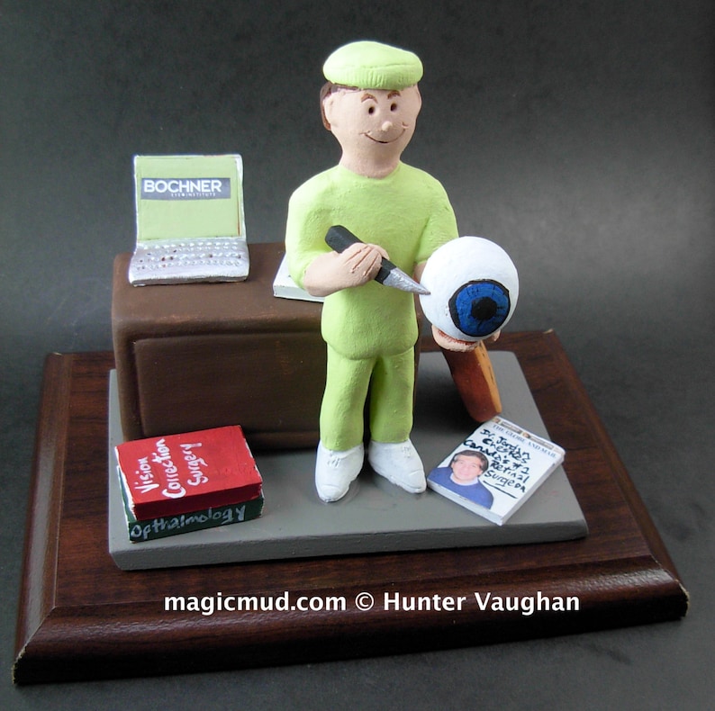 Ophthalmic Surgeon Figurine, Eye Doctor's Gift, Eye Doctor Graduation ...