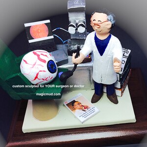 Ophthalmic Surgeon Figurine, Eye Doctor's Gift, Eye Doctor Graduation ...